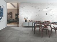 China Carrara Super White Polished Porcelain Tile 24x48 with 12mm Thickness and 0.05% Water Absorption for sale