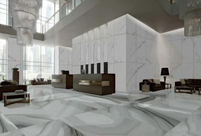 China Agate Marble Like Ceramic Tile 1200x600mm Glazed Porcelain Flooring with 12mm Thickness for sale