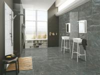 China 12mm Glazed Textured Porcelain Floor Tile with 0.2% Water Absorption for Indoor Outdoor Use for sale