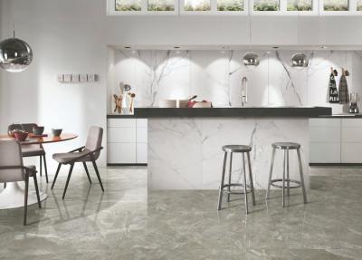 China Marble Look Porcelain Ceramic Tile 600x1200mm with 12mm Thickness and Non-Slip Surface for sale