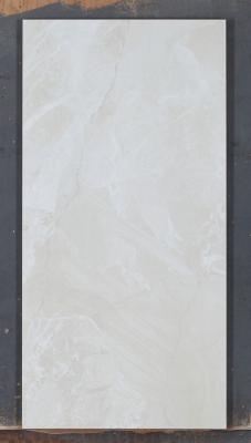 China Breccia Stone Porcelain Floor Tile 600x1200mm Beige Matte Polished Kitchen Bathroom for sale