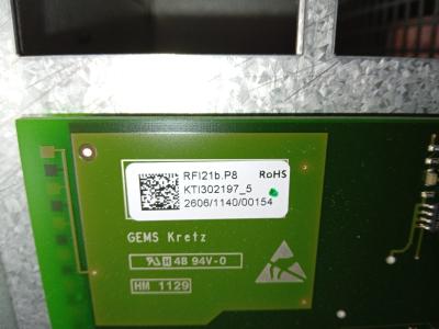 China GE VolusonE6 VolusonE8 original ultrasound RFI21 board KTI300614 KTI302197 for sale