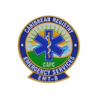 China Police Uniform Logo Patches 100% Embroidered Hook And Loop Hats Patch for sale
