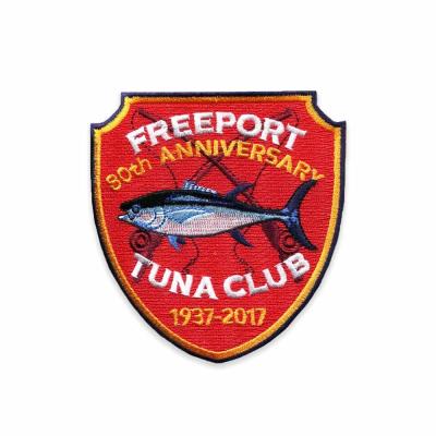 China Custom 100% Embroidered Patches Up to 12 Inches for Hats Jackets Clothing Logo Applique for sale