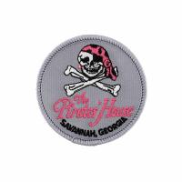 China Custom 100% Embroidered Patches Hook and Loop Backing for Jackets Caps 10cm for sale