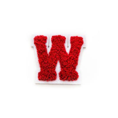 China 26 Letters Chenille Embroidery Patch For DIY Bags College Jacket​ for sale