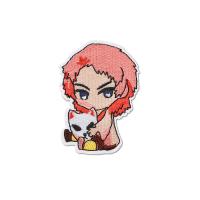 China Custom Embroidered Iron On Patches Anime Character DIY Jackets Hats 100 Pcs Minimum for sale