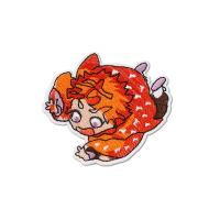 China Custom Embroidered Iron On Patches Anime Character DIY Jackets Hats 100 Pcs Minimum for sale