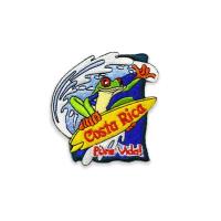 China Chenille Embroidered Logo Patches For Hats 3.5'' Height Polyester Material for sale