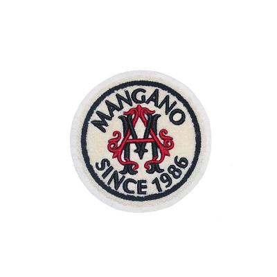 China Custom Embroidered Patches Stick Sew On Clothing DIY Bags 9 Colors 3D Embroidery for sale