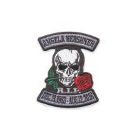 China Applique Sew On Embroidered Biker Patches For Leather Jacket Hats for sale
