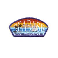 China Custom Merrowed Fishing Embroidered Patches Iron On for Company Logo 100% Embroidered Area for sale