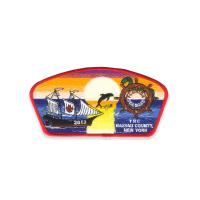 China Custom Merrowed Iron On Embroidered Patches Boy Scout Souvenir 9 Colors for sale