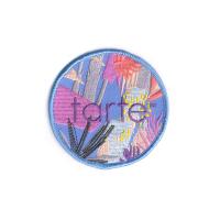 China 100% Polyester Iron On Custom Logo Patches Merrowed DIY Hats for sale