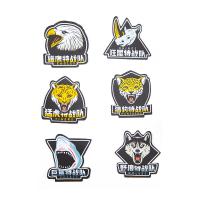 China 75% 100% Embroidered Iron On Woven Patch DIY Bags Jackets Hats for sale