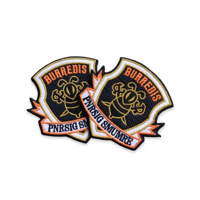 China Custom Embroidered Patches for Hats Sew On 100% Embroidered Badges 2-3 Day Sample for sale