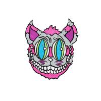 China Custom Embroidered Devil Biker Patch Iron On 4 Inch Height Halloween Clothing for sale