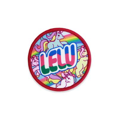 China Custom 3D Puff Embroidered Patches Iron On for Clothing Hats 100 Pieces Minimum for sale