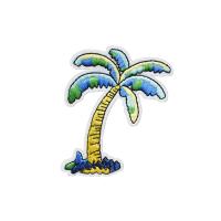 China Custom Iron On Embroidered Patches Twill Felt Fabric Logo Badges 12 Inch 12 Colors for sale