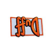 China Custom Embroidered Felt Patches 3D Chainstitch Logo for Garments Bedding 12 Inch for sale