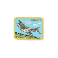 China Self Adhesive Iron On Embroidered Patches Merrowed Border For Clothes for sale