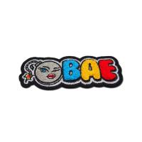 China Custom Chenille Embroidered Patches Logo Merrowed for Hats 12 Colors 12 Inch for sale