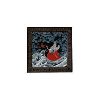 China Chinese Style Embroidered Patches Sew On T Shirt Die Cut Applique 100% Embroidery 12 Colors for sale