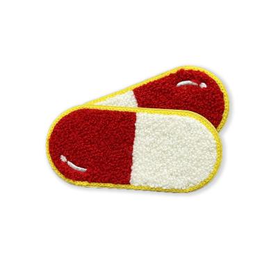China Custom Chenille Patches Iron On Felt Fabric for Hats Clothing 3 inch for sale