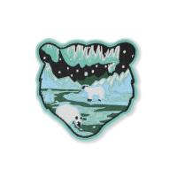 China Custom Embroidered Iron On Patches 3.5 Inch Decorative Badge for DIY Clothing Repair for sale