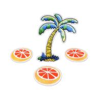 China Custom Iron On Embroidered Patches Twill Felt Fabric Logo Badges 12 Inch 12 Colors for sale