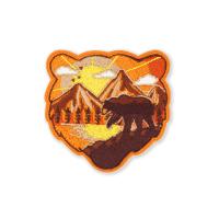 China Custom Embroidered Iron On Patches 3.5 Inch Decorative Badge for DIY Clothing Repair for sale