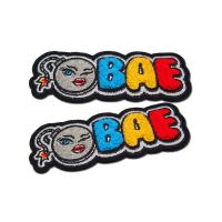 China Custom Chenille Embroidered Patches Logo Merrowed for Hats 12 Colors 12 Inch for sale