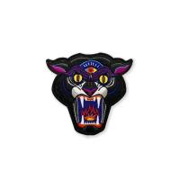 China Custom Embroidered Patches Multi Color Twill Logo Applique Die Cut Heat Transfer 9 Colors for sale