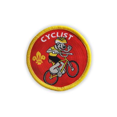 China 12 Colors Woven Patch Label For Events Souvenir Hats Clothes​ for sale
