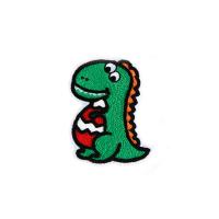 China Custom Embroidered Felt Patches 3D Chainstitch Logo for Garments Bedding 12 Inch for sale