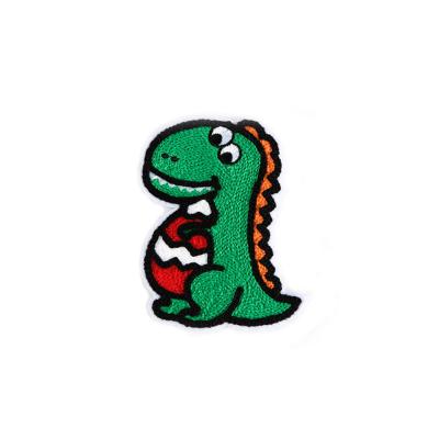 China Custom Embroidered Felt Patches 3D Chainstitch Logo for Garments Bedding 12 Inch for sale