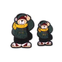 China Sweater Chenille Patch Embroidery , Ironing Sew On Patches For Clothes for sale