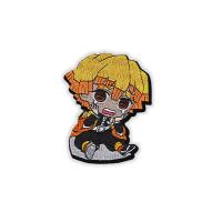 China Custom Embroidered Iron On Patches 100% Polyester Die Cut Border Cartoon Souvenir Animal Patches for Clothes for sale