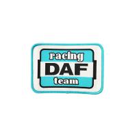 China Stick Iron On Woven Patch Label Embroidered Merrowed Yarn Material for sale