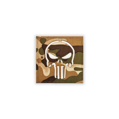 China Tactical Morale Custom Reflective Velcro Patches IR 2 Inch Size for sale