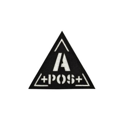 China Tactical IR Reflective Patches 2.5x2.5 Inch Velcro Laser Cut Border for Military Gear for sale