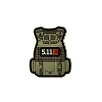 China Custom 3D PVC Rubber Morale Patch with Hook and Loop Backing for Tactical Gear Bags Hats for sale