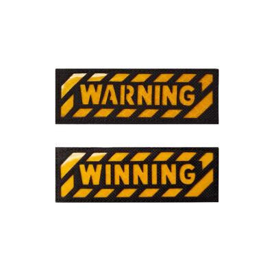 China Custom 3M Reflective Morale Patches Military Hook and Loop Applique for Clothing Bags 10cm for sale