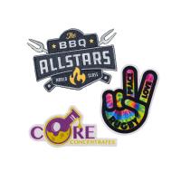 China Multi Color Dye Sublimation Patch Embroidery Laser Cut Border For Hats​ for sale
