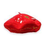 China Custom Embroidery Beret Hat 100% Wool Winter Cap 56-58cm Multi Color for Women for sale