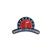 China Twill Iron On Custom Logo Embroidered Patches Heat Cut Border for sale