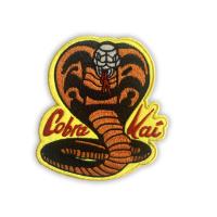 China Hook And Loop Embroidered Hat Patches Heat Cut Border OEM ODM for sale