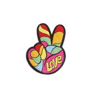 China Custom Embroidery Patches Iron On Applique Twill Felt 30-100% Embroidered Area for Jackets Bags Jeans for sale