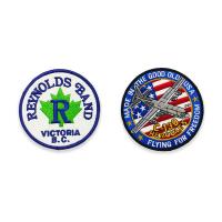 China Decorative Sticker Clothing Embroidered Patches Iron On Hook And Loop Patches for sale