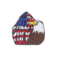 China Custom School Twill Embroidery Patches Iron On Sew On Logo Shape 30% 100% Embroidered for sale